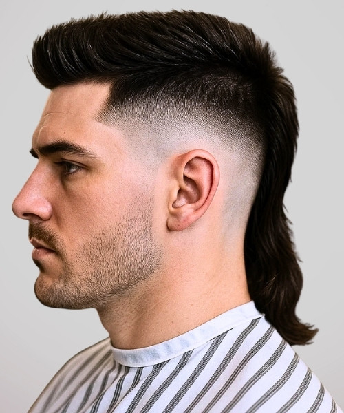 20 High Taper Mullet Haircuts: Fade, Curly, Straight & Modern Styles