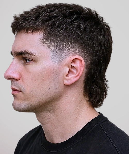20 High Taper Mullet Haircuts: Fade, Curly, Straight & Modern Styles