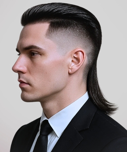 20 High Taper Mullet Haircuts: Fade, Curly, Straight & Modern Styles