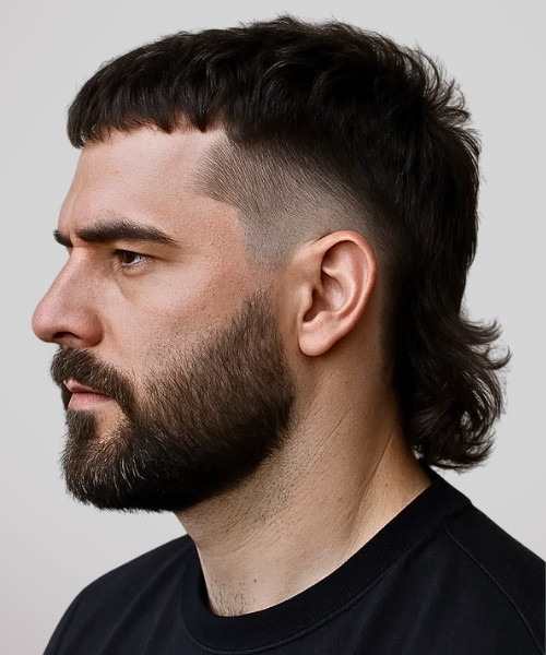 20 High Taper Mullet Haircuts: Fade, Curly, Straight & Modern Styles