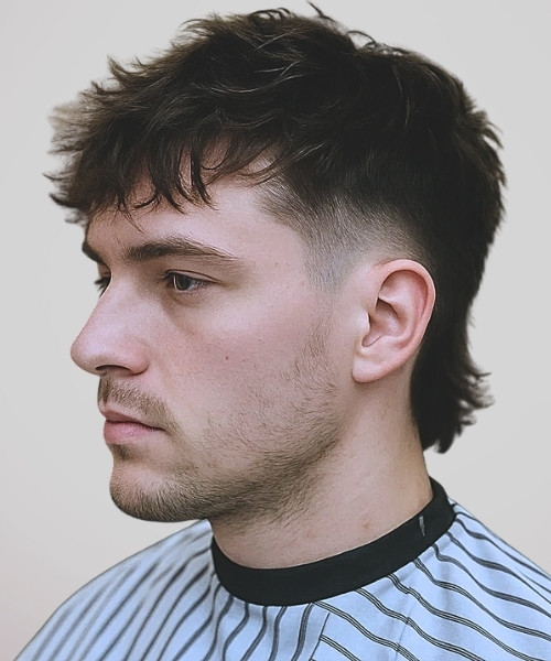 20 High Taper Mullet Haircuts: Fade, Curly, Straight & Modern Styles
