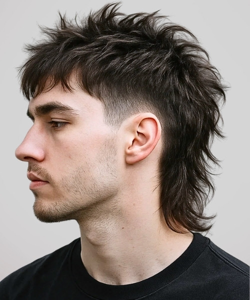 20 High Taper Mullet Haircuts: Fade, Curly, Straight & Modern Styles