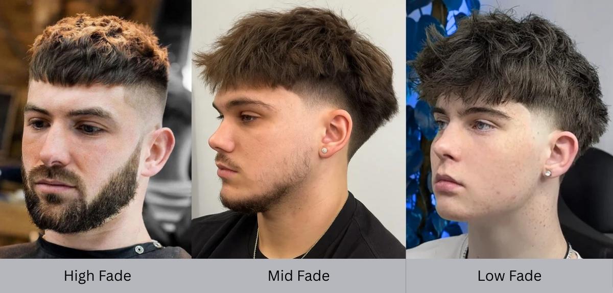 Low vs. Mid vs. High Fade Textured Fringe: Which is Best? - Stylorica