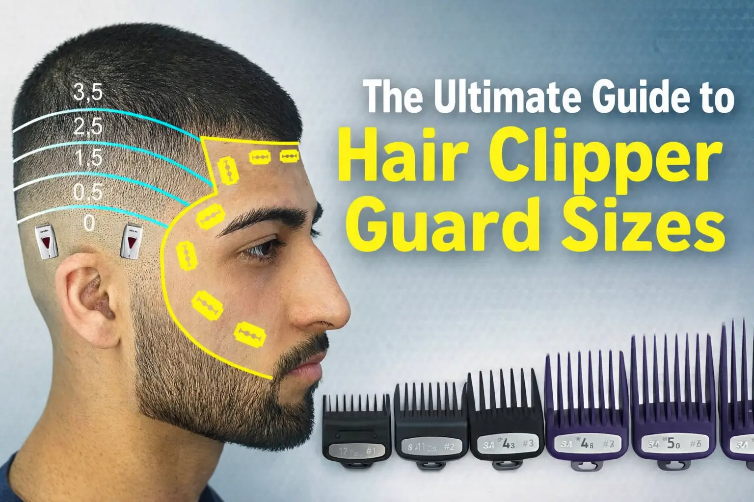 The Ultimate Guide to Hair Clipper Guard Sizes - Stylorica